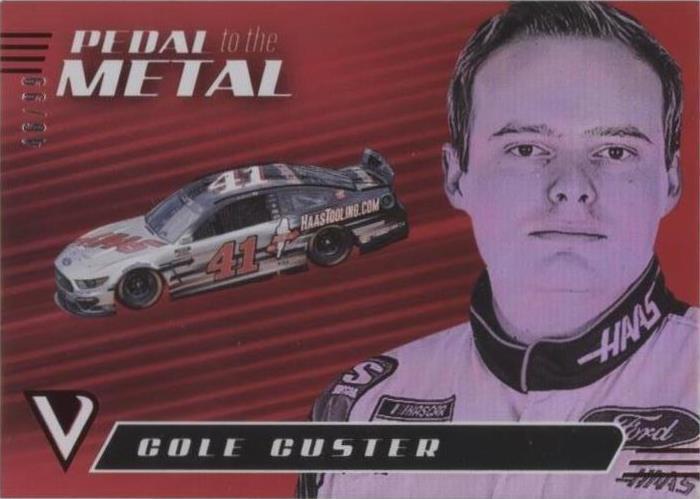 2021 Panini Chronicles - Pedal to the Metal Cole Custer #5 Red /99 for ...