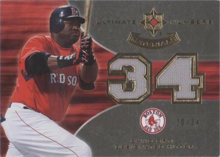 2007 Ultimate Collection - Ultimate Numbers Materials #UNM-DO2 David ...