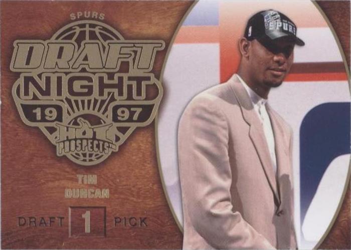 2008-09 Fleer Hot Prospects - Draft Night #97 Tim Duncan /499 for sale ...