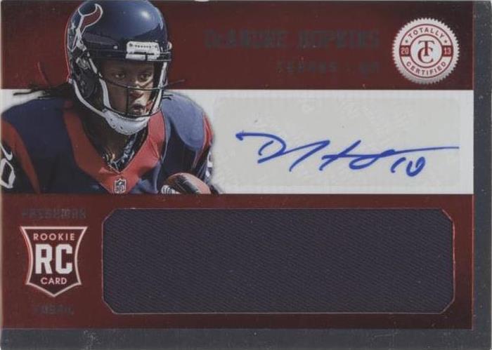2013 Panini Totally Certified - Freshman Phenoms DeAndre Hopkins #215 ...