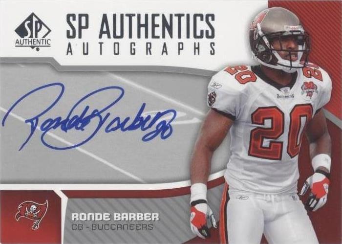 2006 SP Authentic - Autographs #SP-RB Ronde Barber (AU) for sale online ...