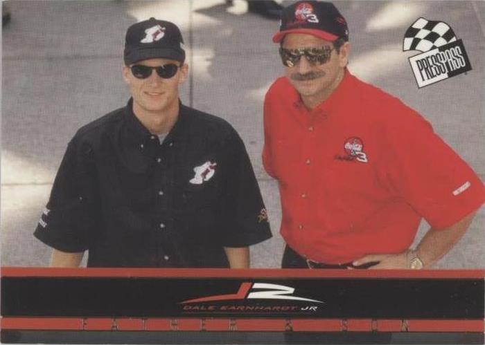 2004 Press Pass Dale Earnhardt Jr. - Father & Son Gold #D17 Dale ...