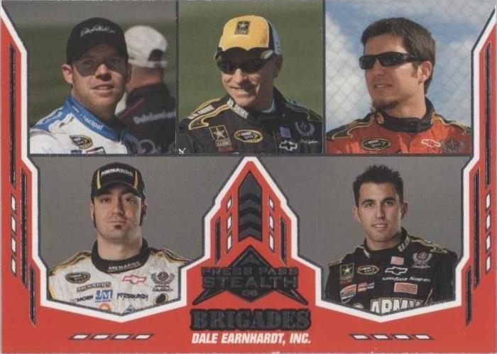 2008 Press Pass Stealth - Brigades Martin Truex Jr., Mark Martin, Aric ...