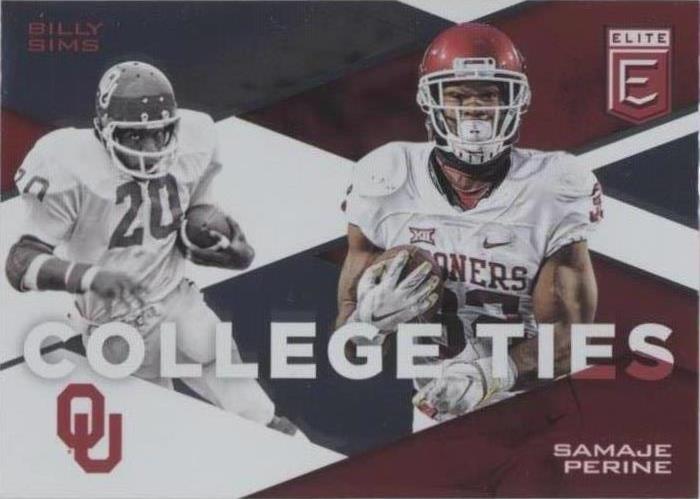 2017 Panini Elite Draft Picks - College Ties #9 Samaje Perine, Billy ...