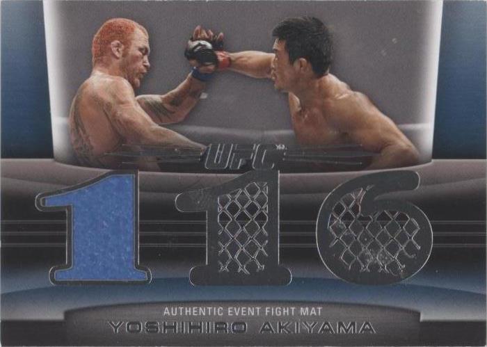 2011 Topps UFC Title Shot - Fight Mat Relic #FM-YA Yoshihiro Akiyama ...