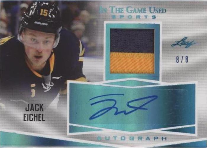 2018 Leaf In The Game Used Sports - Game Used Autographs Blue #GUA-JE1 ...