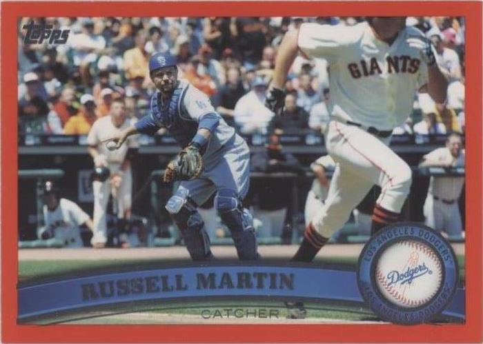 2011 Topps - Red #114 Russell Martin /245 for sale online | eBay