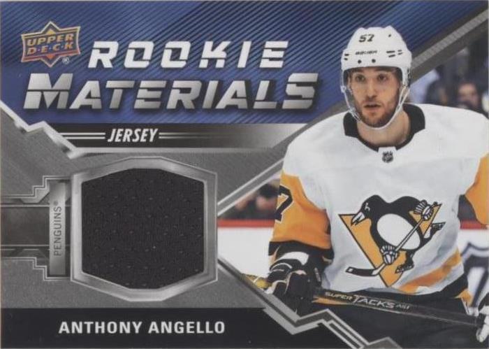 2020-21 Upper Deck - Rookie Materials Anthony Angello #RM-AN (MEM, RC ...
