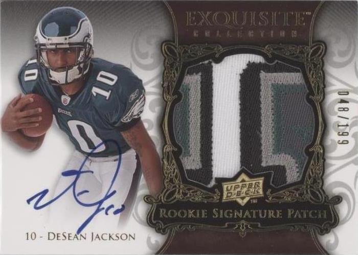2008 Upper Deck Exquisite Collection - Rookie Signature Patch DeSean ...
