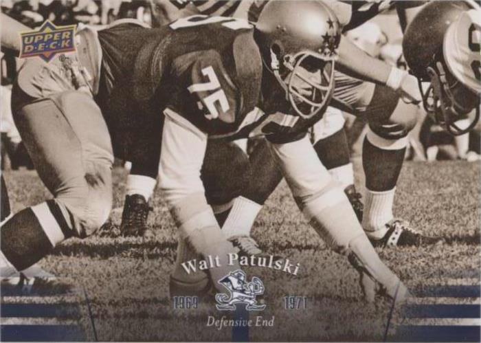 2013 Upper Deck University of Notre Dame - Walt Patulski #19 for sale ...