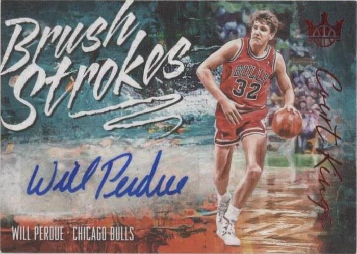 2018-19 Panini Court Kings - Brush Strokes Autographs Will Perdue #BR ...