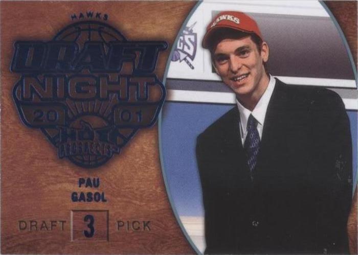 2008-09 Fleer Hot Prospects - Draft Night Pau Gasol #99 Blue for sale ...