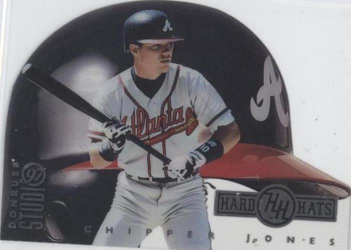 1997 Donruss Studio - Hard Hats Chipper Jones #12 /5000 for sale online ...