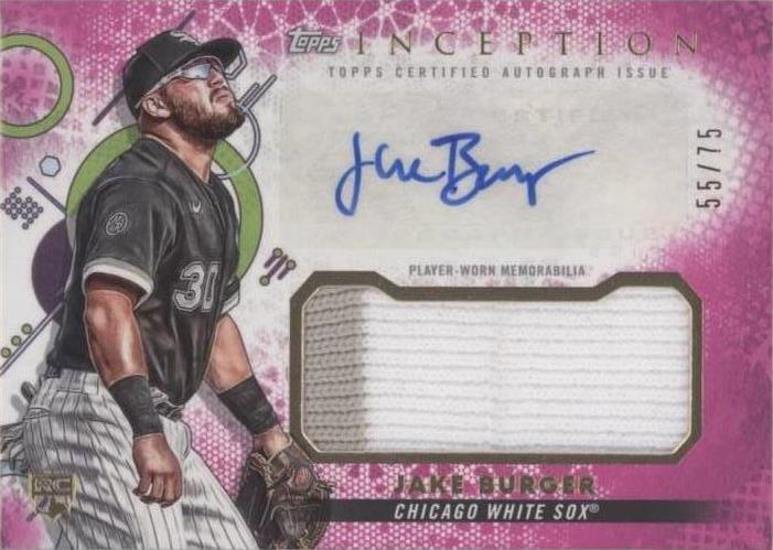 2022 Topps Inception - Inception Autograph Patch Jake Burger #IAP-JBG ...