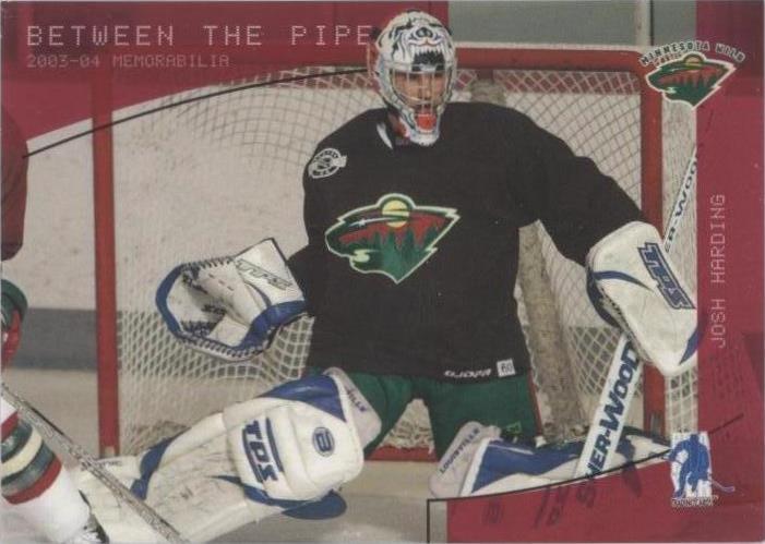 2003-04 In the Game Be A Player Memorabilia - Ruby #130 Josh Harding ...
