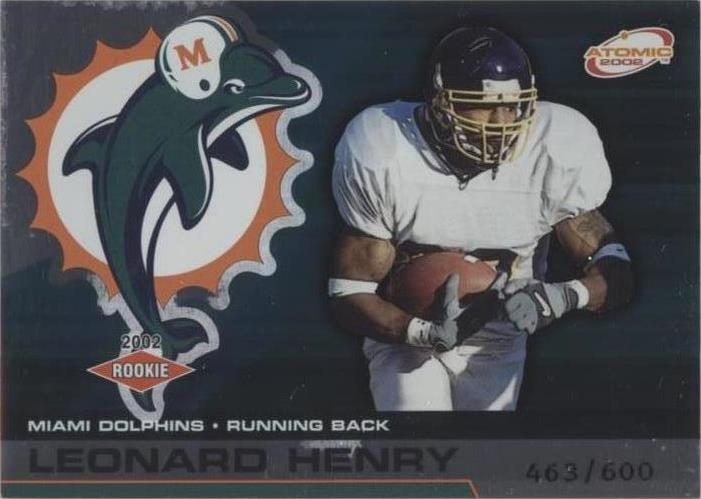 2002 Pacific Atomic - Non-Die Cut #138 Leonard Henry /600 (RC) for sale ...