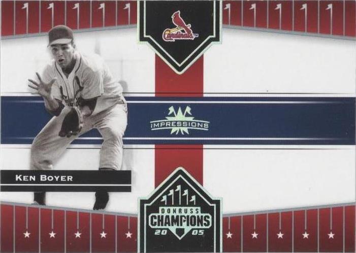 2005 Donruss Champions - Ken Boyer #250 Impressions for sale online | eBay