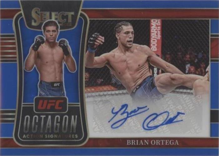 2022 Panini Select UFC - Octagon Action Signatures Blue Prizm #OA-BOT ...