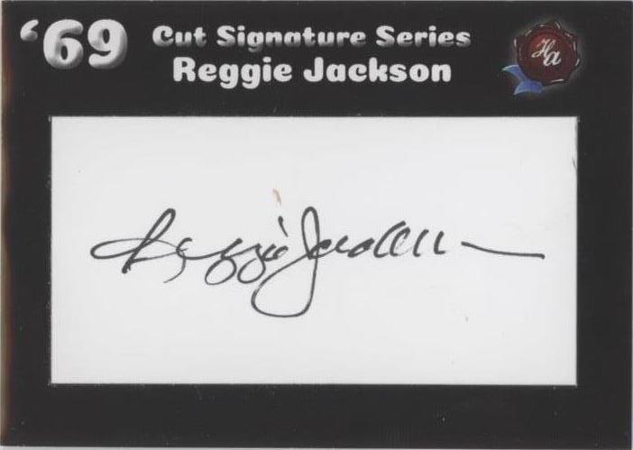 2019 Historic Autographs 1969 - Cut Signatures Reggie Jackson (AU) for ...