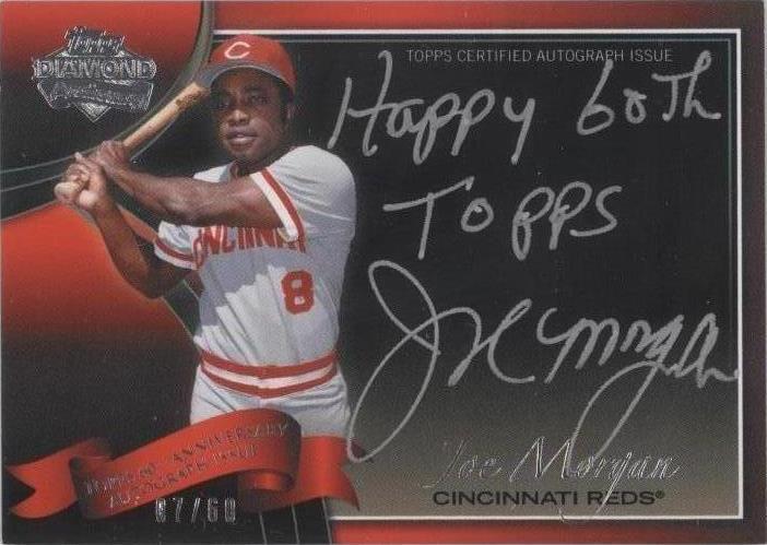 2011 Topps - Multi-Product Insert 60th Anniversary Autographs Joe ...