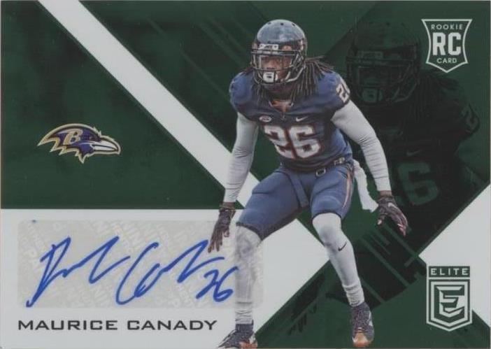 2016 Donruss Elite - Elite Rookie Autographs Maurice Canady #ERA-MC ...