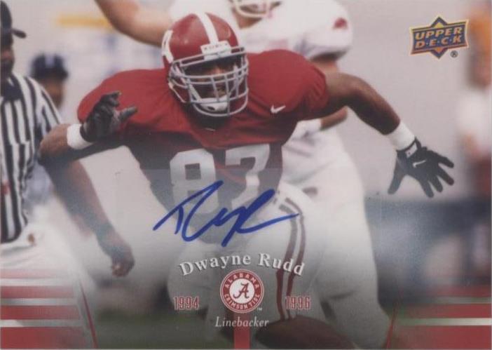 2012 Upper Deck University of Alabama - Autographs #67 Dwayne Rudd (AU ...