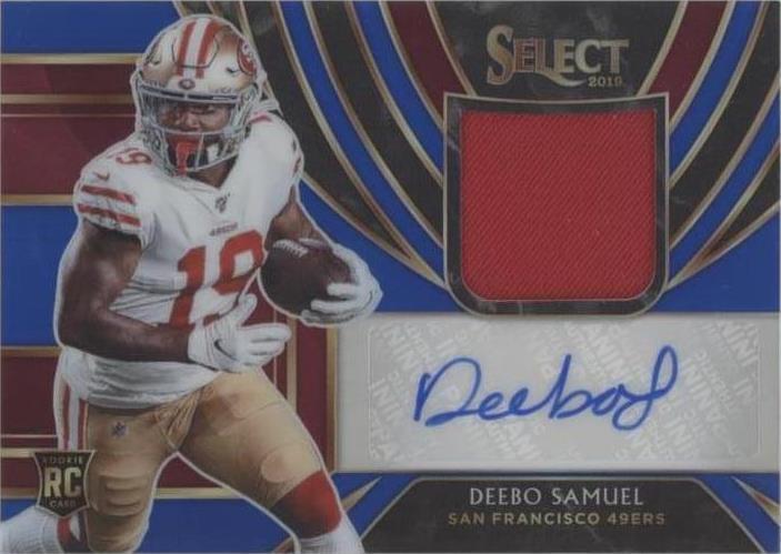 2019 Panini Select - Rookie Signature Memorabilia Deebo Samuel #RM-DS ...