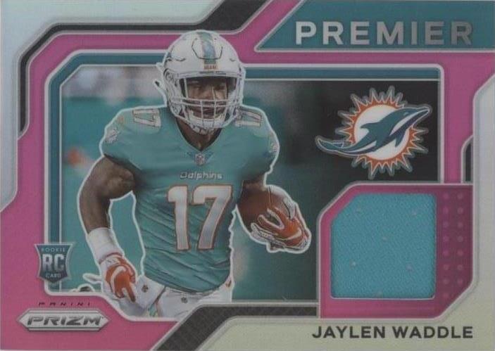 2021 Panini Prizm - Premier Jerseys Pink Prizm #PJ-8 Jaylen Waddle (MEM, RC) for sale online | eBay