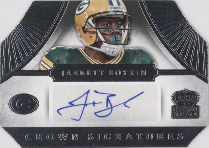 2014 Panini Crown Royale - Crown Signatures #CS-JB Jarrett Boykin /25 ...
