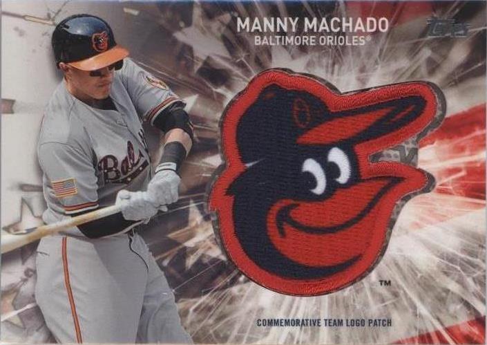 2017 Topps - Independence Day Team Logo Patch Manny Machado #IDTL-MM ...