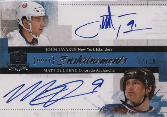 2010-11 Upper Deck The Cup - Enshrinements Dual #CE2-TD John Tavares ...