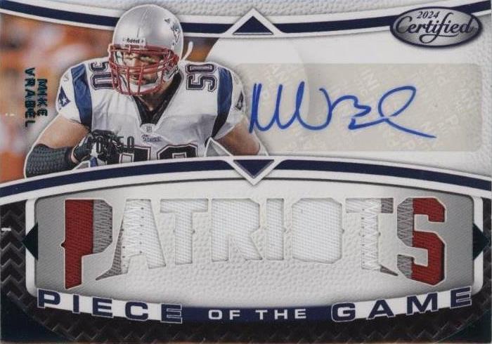 2024 Panini Certified - Piece of the Game Signatures Mike Vrabel #POTGS ...
