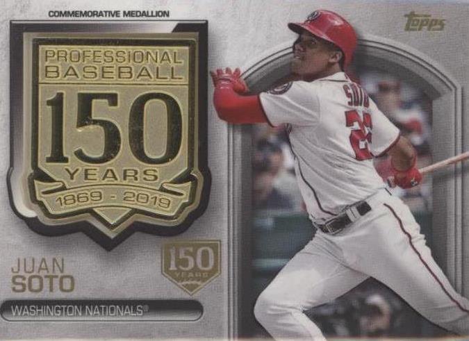 2019 Topps - 150th Anniversary Commemorative Medallion 150th ...