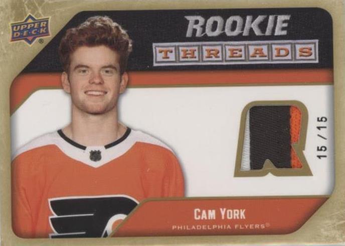 2021-22 Upper Deck Series 2 - Rookie Threads Retro Cam York #RT-CY ...
