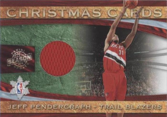 2009-10 Panini Season Update - Christmas Cards Materials Jeff ...