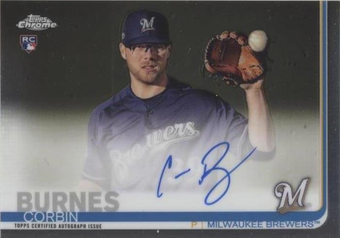 2019 Topps Chrome - Rookie Autographs Corbin Burnes #RA-CB (AU, RC) for ...