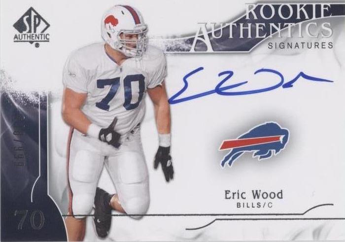 2009 SP Authentic - Rookie Authentics Signatures #309 Eric Wood /999 ...