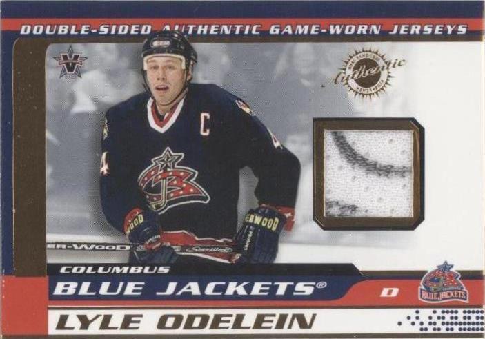 2001-02 Pacific Vanguard - Double-Sided Authentic Game-Used Memorabilia ...