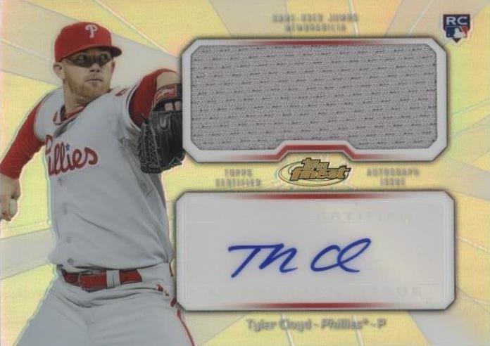 2013 Topps Finest - Autograph Jumbo Relic Rookie Refractor #AJR-TCL ...