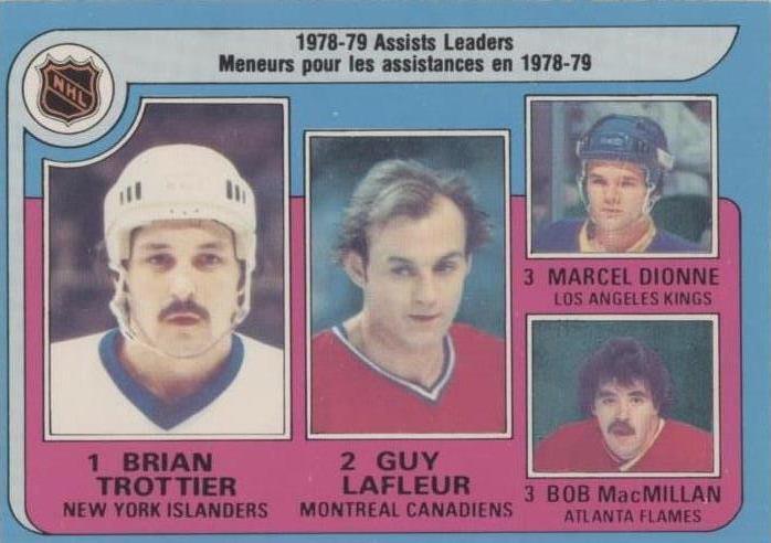 1979-80 O-Pee-Chee - League Leaders Guy Lafleur, Marcel Dionne, Bryan ...