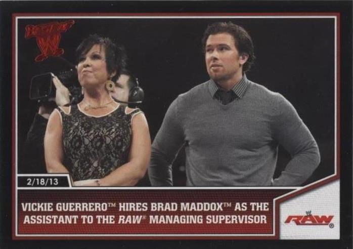 2013 Topps Best of WWE - Vickie Guerrero, Brad Maddox #90 (RC) for sale online | eBay