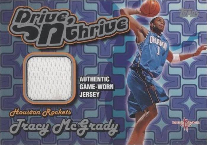 2004-05 Topps - Drive N' Thrive Relics Tracy McGrady #DT-TM (MEM) for ...