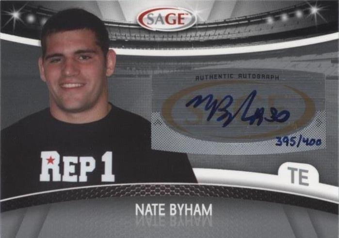 2010 Sage - Autographs Nate Byham #A-12 Silver /400 (AU, RC) for sale ...