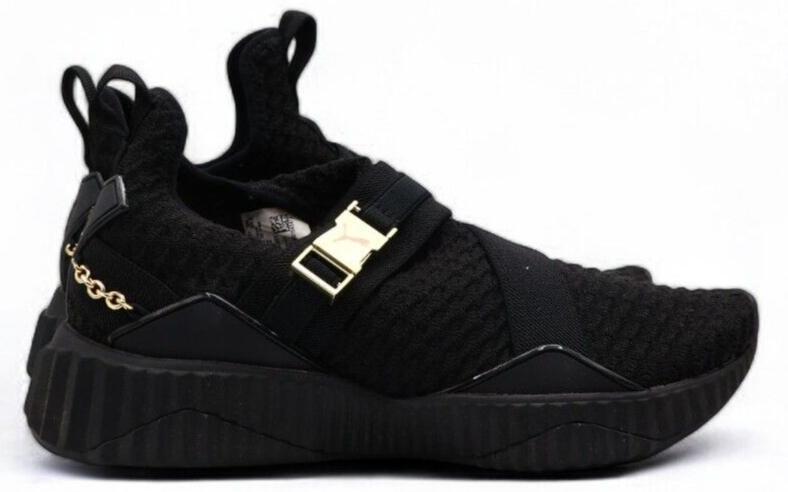 Size 9 - PUMA Defy Mid Black Gold W for sale online | eBay