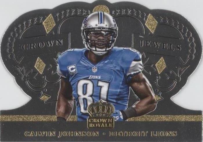 2014 Panini Crown Royale - Crown Jewels #CJ6 Calvin Johnson for sale ...