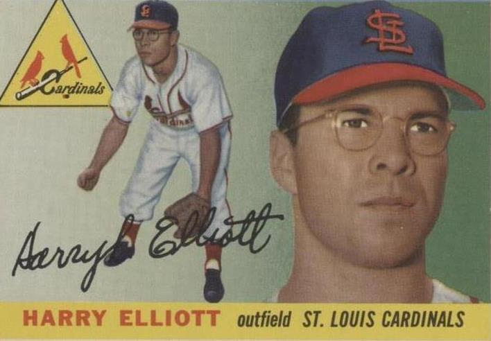 1955 Topps - '53 Last Word Visible in Text #137 Harry Elliott (RC) for ...