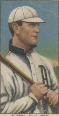 1909-11 T206 - Base Ball Subjects Back Vertical Danny Murphy (RC) for ...