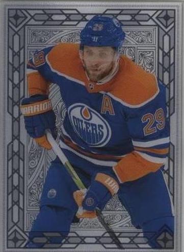 2023-24 Upper Deck Series 1 - Population Count Leon Draisaitl #PC-4 ...