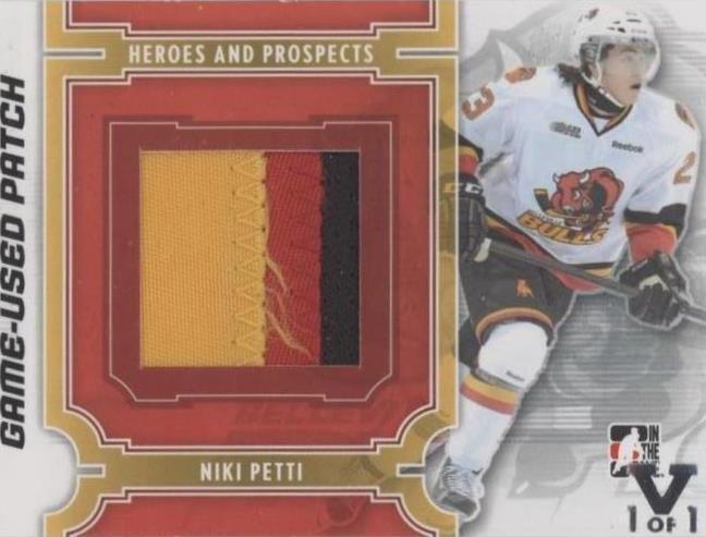 2013-14 In the Game Heroes and Prospects - Game-Used Niki Petti #M-11 ...