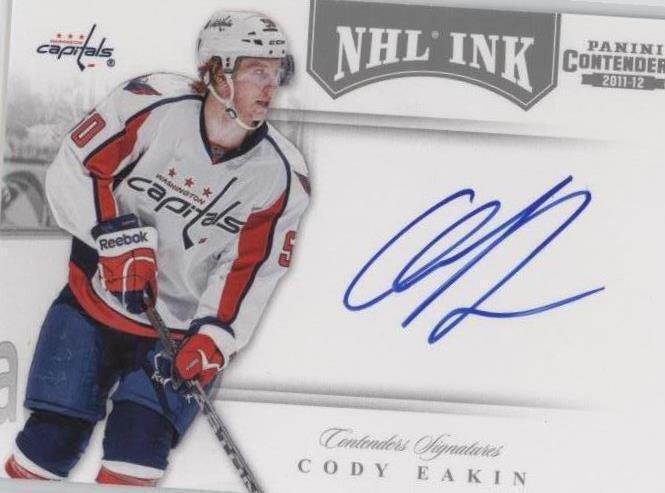 2011-12 Panini Playoff Contenders - Nhl Ink Cody Eakin #65 (AU, RC) for ...